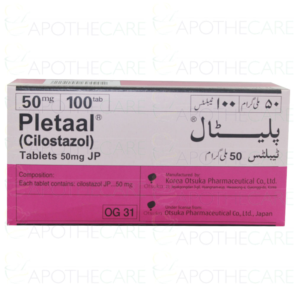 Pletaal Tab 50mg 10's