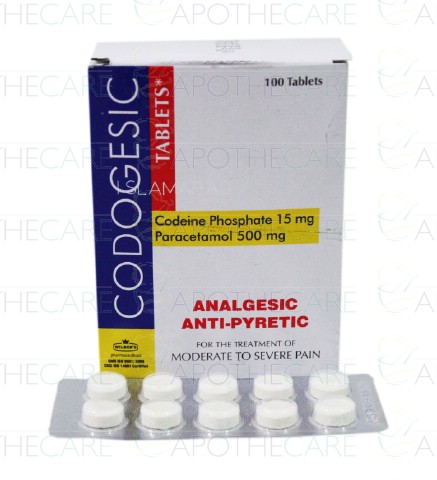 Codogesic Tab 15mg/500mg 10x10's
