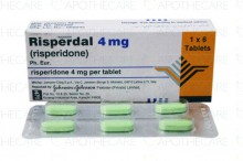 Risperdal Tab 4mg 6's