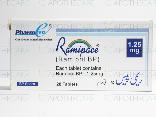 Ramipace Tab 1.25mg 28's
