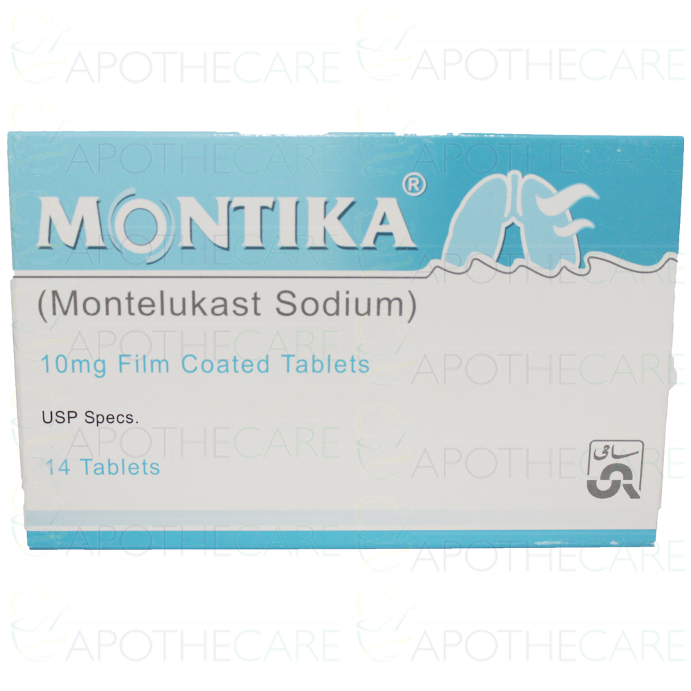 Montika Film Coated Tab 10mg 14's