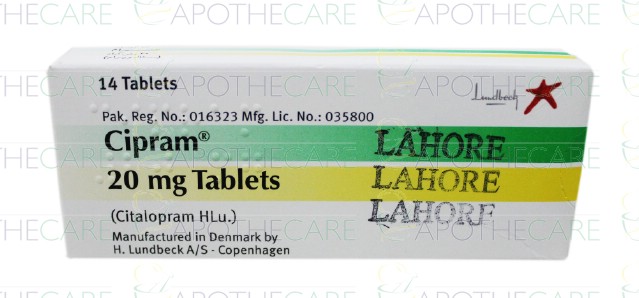 Cipram Tab 20mg 14's