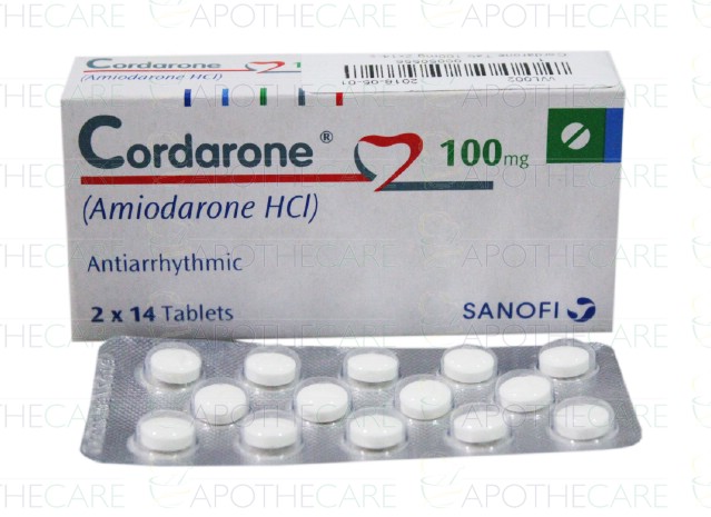 Cordarone Tab 100mg 2x14's