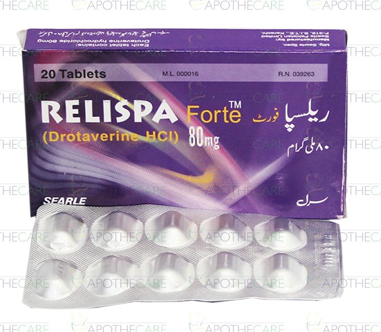 Relispa Forte Tab 80mg 20's