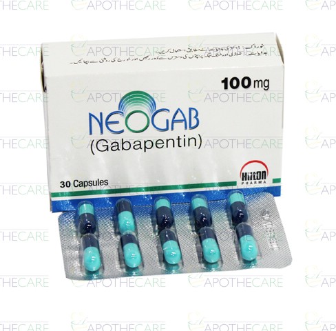 Neogab Cap 100mg 30's