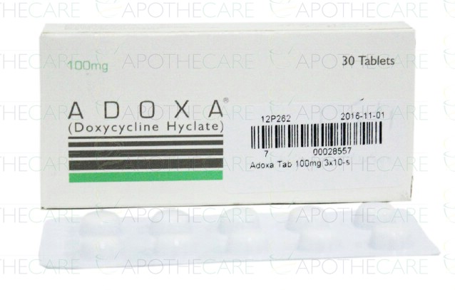 Adoxa Tab 100mg 3x10's