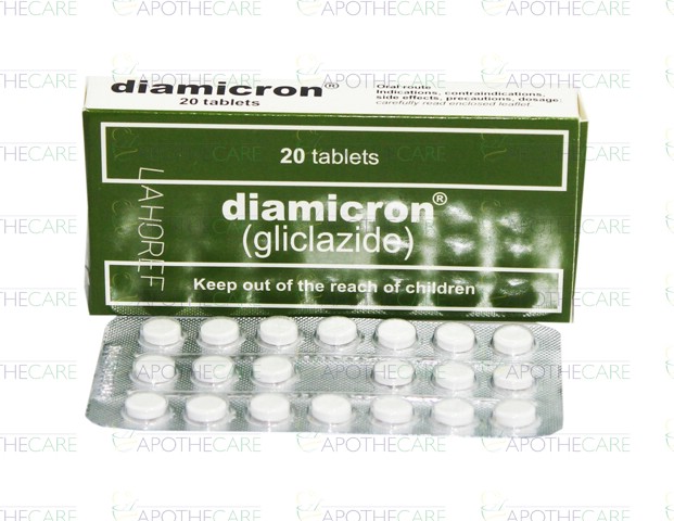 Diamicron Tab 80mg 20's