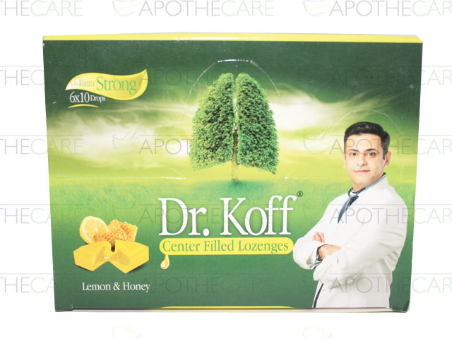 Dr Koff Honey Lozenges Popup (Center Filled ) 10x6's