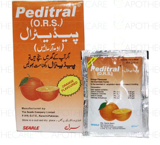 Peditral Orange Powder Sachet 25's