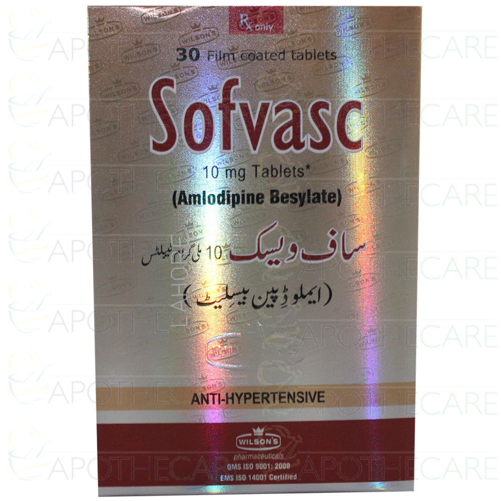 Sofvasc Tab 10mg 1x30's