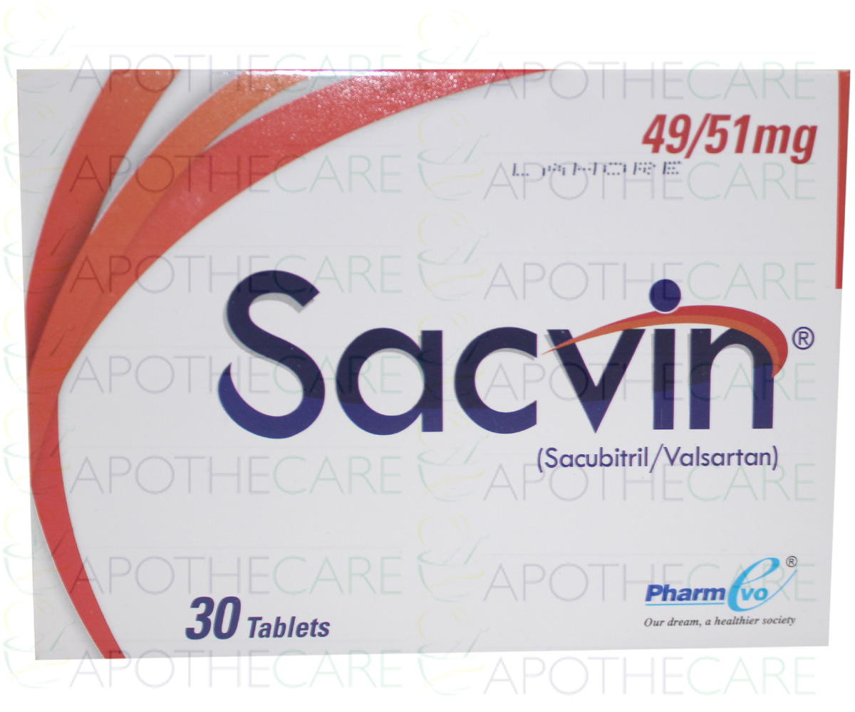 Sacvin Tab 49/51mg 30's