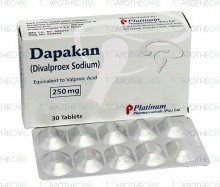Dapakan Tab 250mg 3x10's