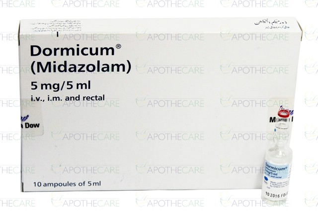 Dormicum Inj 5mg 10Ampx5ml