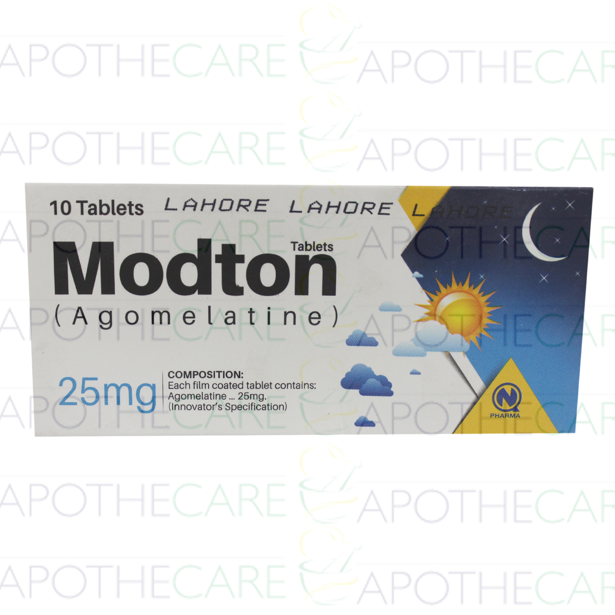 Modton Tab 25mg 10's
