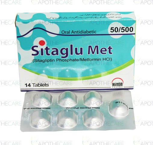 Sitaglu Met Tab 50mg/500mg 14's