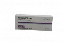Sinemet Extra Tab 25/100mg 30's