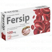 Fersip Chewable Tab 100Mg 10's