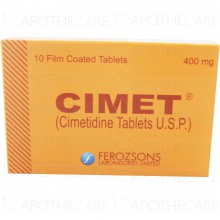 Cimet Tab 400mg 10's