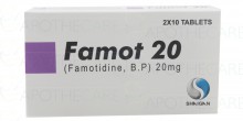Famot Tab 20mg 20’s