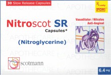 Nitroscot SR Cap 6.4mg 30's