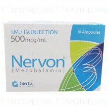 Nervon IM/IV Inj 500mcg 10Amp