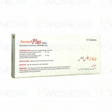 Ascard Plus Tab 75mg/75mg 10's
