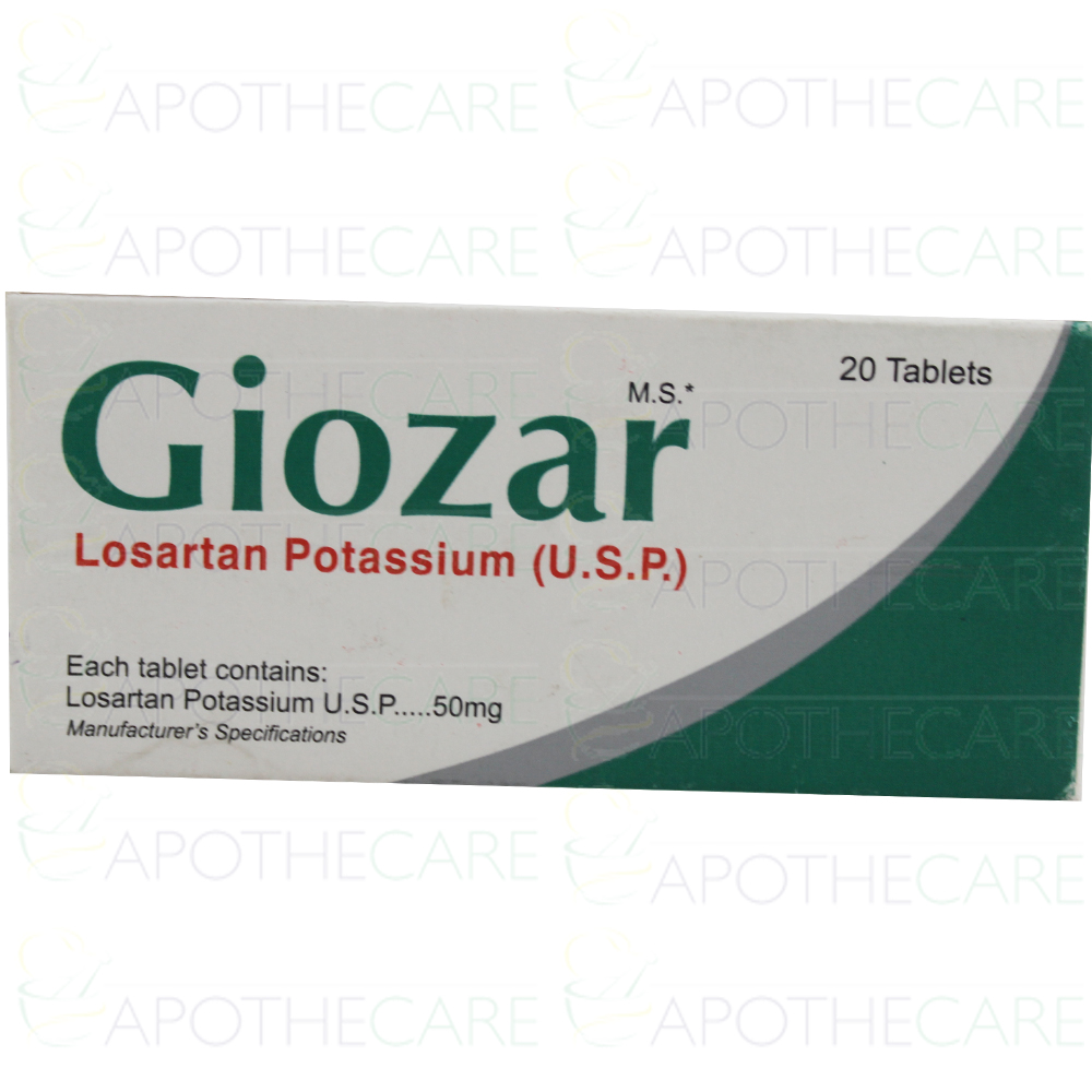 Giozar 50mg Tab 20's