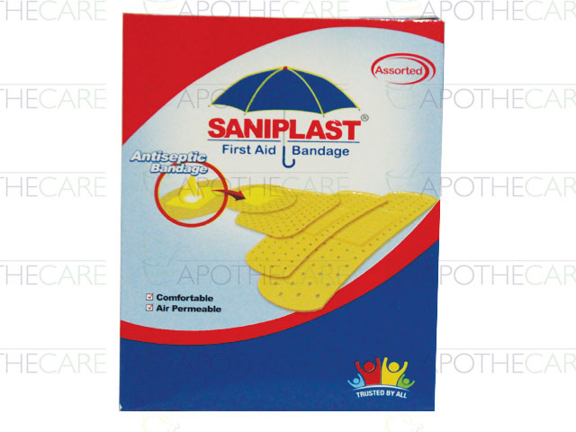 Saniplast Assorted (4 in 1) Bandage 20's