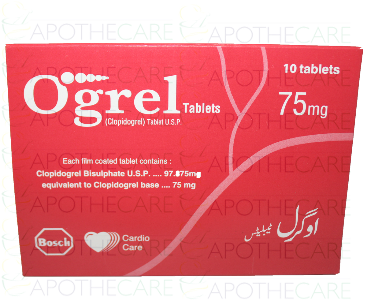 OGREL Tab 75mg 10's