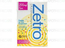 Zetro Susp 200mg/5ml 15ml