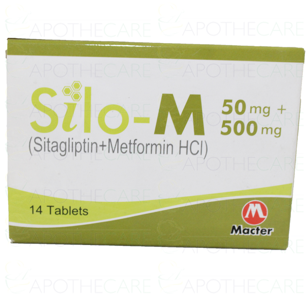 Silo M Tab 50mg/500mg 14's