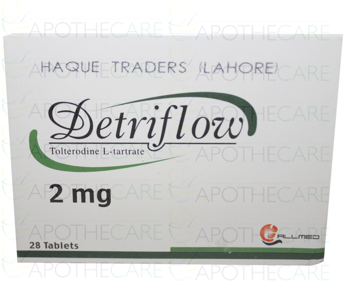 Detriflow Tab 2mg 28's