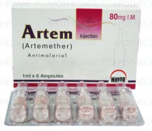Artem Inj 80mg 6Amp